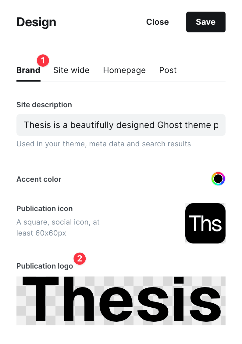 Logos | Format Theme Documentation | Priority Vision