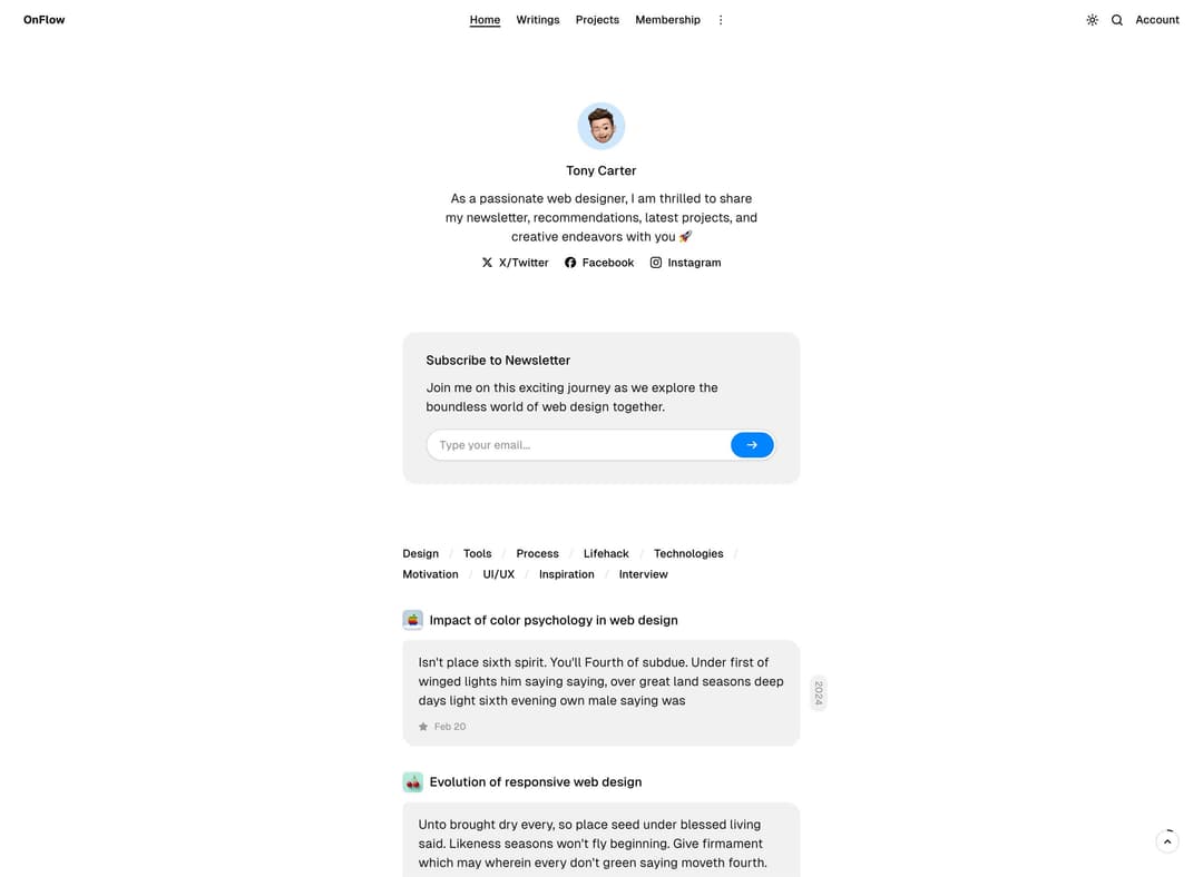 Premium Ghost Themes | Priority Vision
