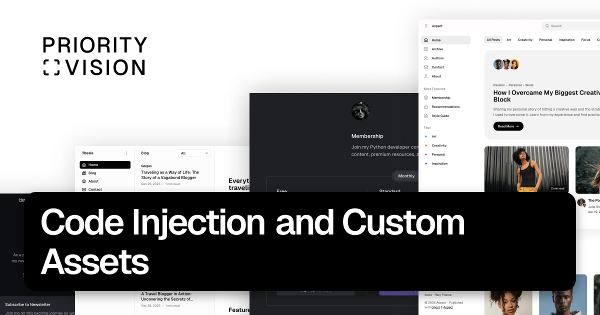 Code Injection And Custom Assets Aspect Theme Documentation 3740