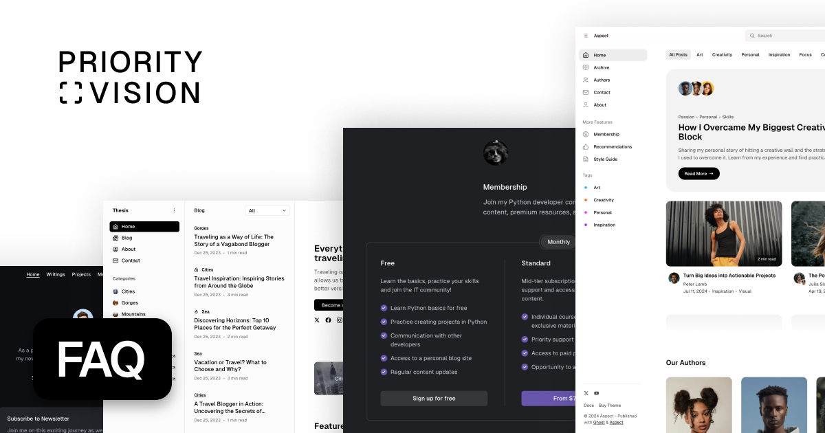 FAQ | Priority Vision