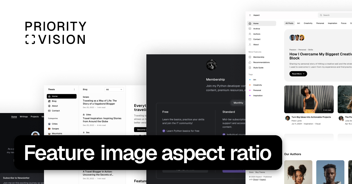 Feature image aspect ratio | OnFlow Theme Documentation | Priority Vision